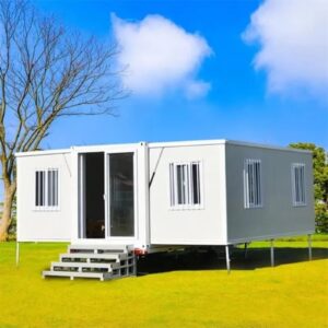 Light Steel Two Bedroom Shipping Flat Pack Foldable Quick Assembling Packing Box Container House