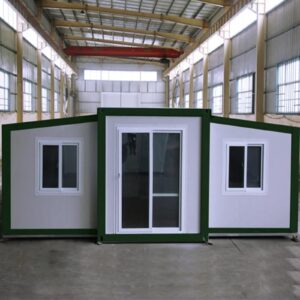 Extended Foldable Prefab Container Homes/40ft Folding Living Container/Expandable Cabin Foldable Container House