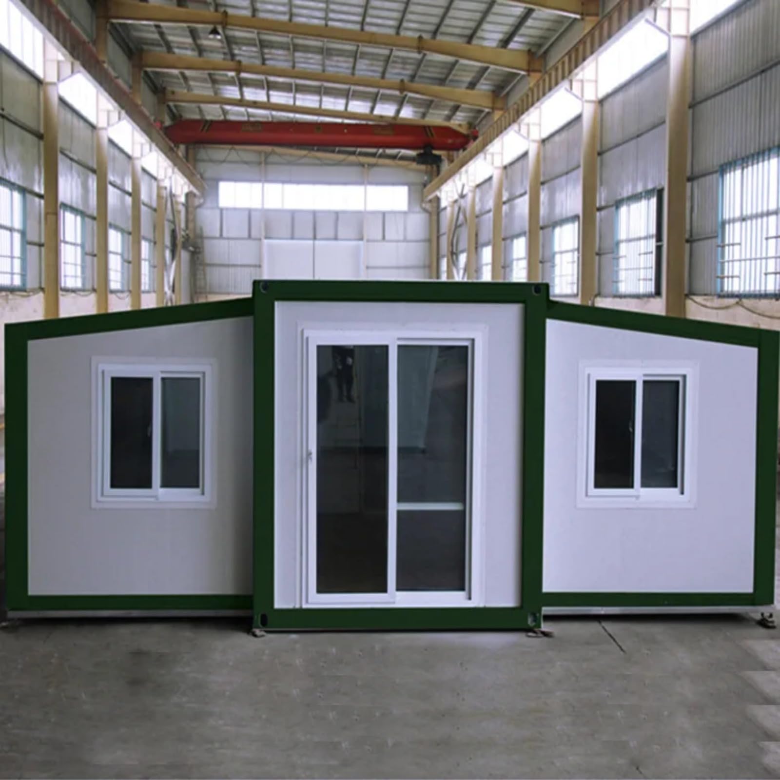 Extended Foldable Prefab Container Homes/40ft Folding Living Container/Expandable Cabin Foldable Container House