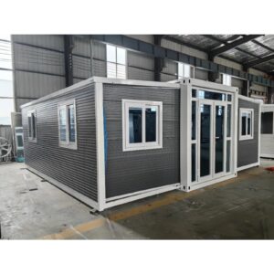 Customized Prefab Steel Frame House Mobile Prefab Expandable Container House with Full Bathroom Kitchen 2 Bedrooms