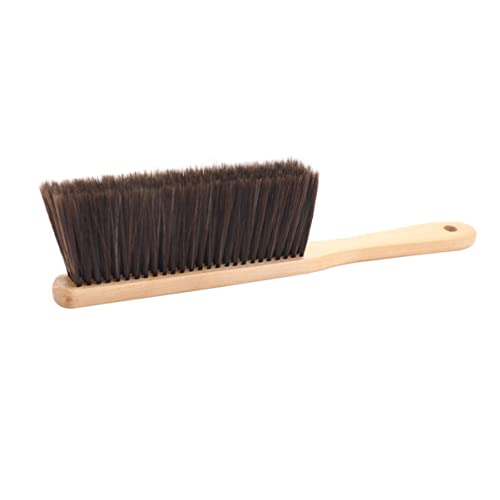 Outanaya Cleaning Brush Soft Bristle Broom Sofa Dusting Brush Bed Brush Hand Broom Desk Brush Stiff Brush Dish Brush with Soap Dispenser Baseboard Cleaner Tool Carpet Broom Lotus Tree Brown