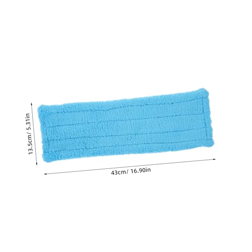 Outanaya 2pcs Mop Refill Mop Sponge Pad Alda Flat Mop and Bucket Floor Mops Commercial Mop Sanitary Napkin Moppe Floor Cleaning Tool Mop Head Cap Vassevirgin Blue