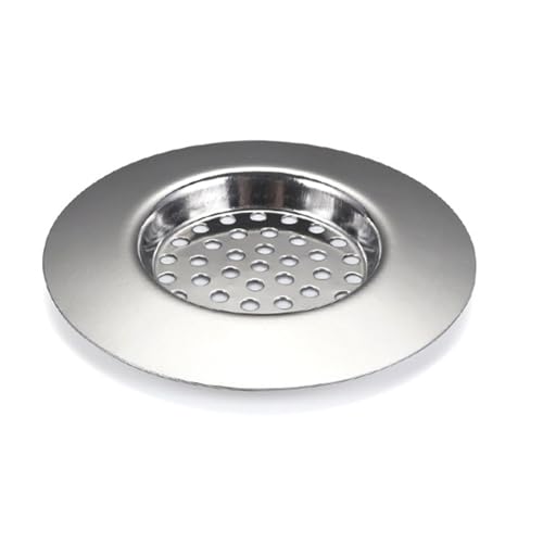 Bathroom Sink Drain Strainer Stainless Steel Bathtub Shower Drain Filter Basket Hair Catcher for Kitchen Laundry Floor