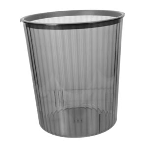 whamvox transparent trash can office trash can waste bucket trash bin garbage bucket home rubbish can home trash can home garbage can rectangular trash can rubbish storage can grey the pet