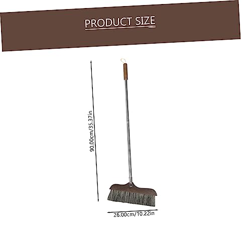 KOMBIUDA Electric Broom Bristle Broom Floor Wiping Broom Office Industrial Broom Dusting Brush Floor Cleaning Tool Kitchen Natural Broom Reusable Broom Long Handle Cleaning Broom Plastic