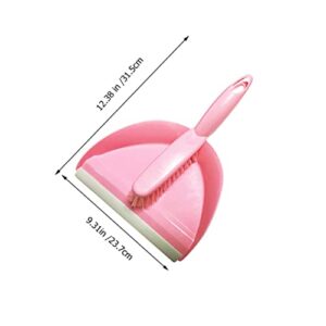 Healeved 2pcs Mini Broom Dustpan Set Mini Tools Desktop Broom Mini Desk Broom Cleaning Tools Small Clean Broom Brush Keyboard Cleaning Tool Mini Dust Pan Small Dustpan Brush Plastic