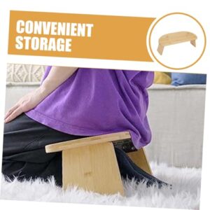 BELLIFFY Meditation Stool Foldable Stool Kneel Mat Stool Zen Small Stool Household Stool Yoga Seat Stool for Meditation Zen Stools Kneeling Bench Non-Skid Stool Kneel Stool