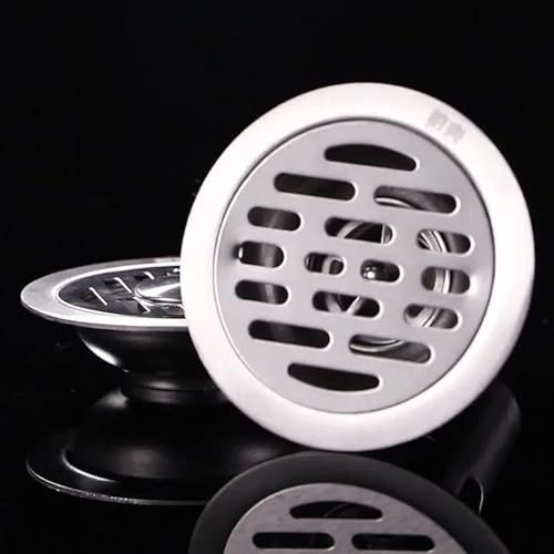 Stainless Steel Floor Drains Drainer Shower Strainer Cover Bathtub Ground Leakage Kitchen Bathroom Hardware Accessorie 1Pcs(Single (Long))