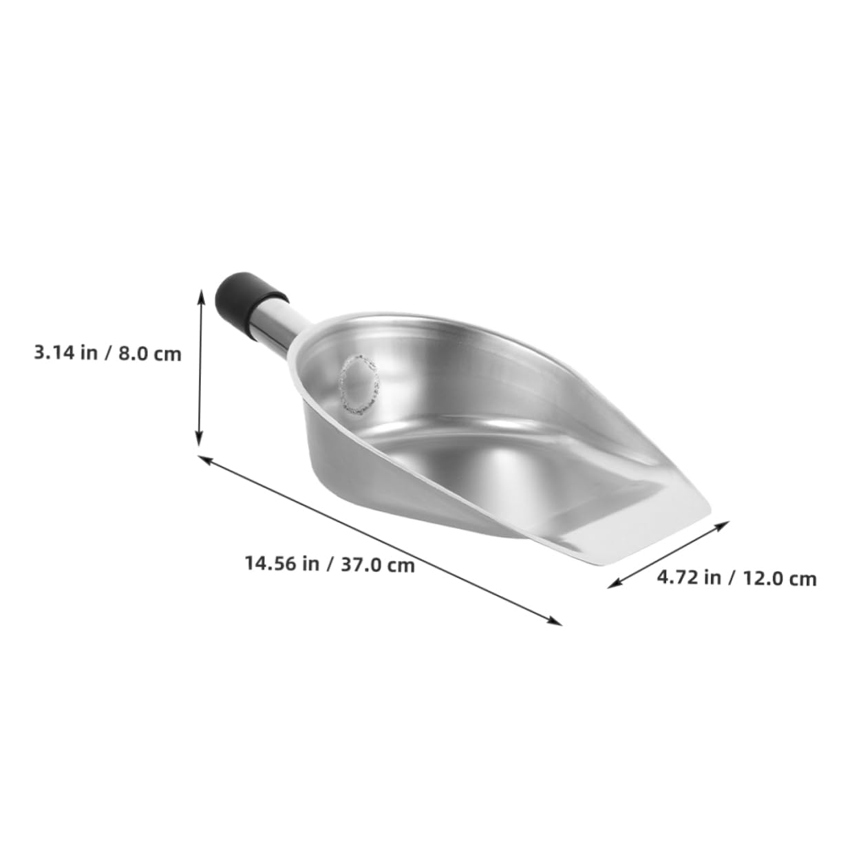 QUMIIRITY Dustpan Garbage Shovel Mini Kitchen Gadgets Flash Portable Scoops for Jars Sponge Holder Commercial Dustpan Duster Refills Garbage Container Kitchen Dust Pan Broom Stainless Steel