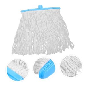 SEWOART Replaceable Mop Head Mop Replacement Mop Refill Wet Industrial Mop Heads Dust Mop Heads Mop Heads Water Absorption Mop Cleaning Mop Wet Mop Looped End Vintage Mop Cotton