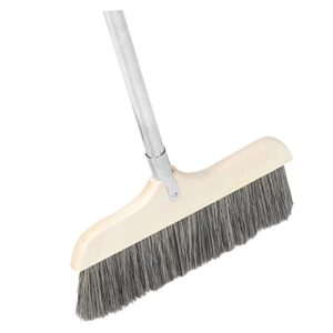 FOYTOKI Splicable Broom Trash Cleaning Telescopic Broom Floor Cleaning Broom Soft Broom Stand up Dustpan Soft Bristle Broom Garbage Broom Stick Indoor Broom Brooms Dust Broom Plastic