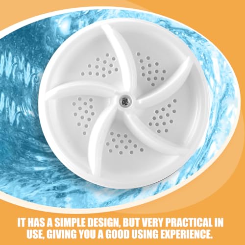 2pcs Mini Washing Machine Mini Washer Lavadora Mini Portable Washing Machine Travel Washer Portable Dishwasher Portable Washers Clothes Washer Portable Washer Machine Plastic White Yardenfun