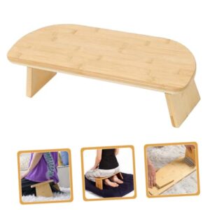 BELLIFFY Meditation Stool Foldable Stool Kneel Mat Stool Zen Small Stool Household Stool Yoga Seat Stool for Meditation Zen Stools Kneeling Bench Non-Skid Stool Kneel Stool