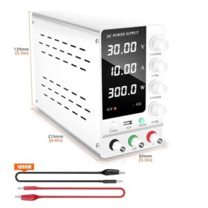 DC Regulated Power Supply, Variable Laboratory Switching, SPS-C3010 30V/10A 300W, with USB Interface