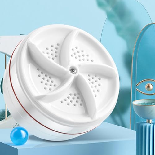 2pcs Mini Washing Machine Mini Washer Lavadora Mini Portable Washing Machine Travel Washer Portable Dishwasher Portable Washers Clothes Washer Portable Washer Machine Plastic White Yardenfun