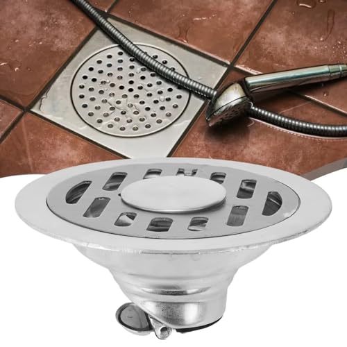 Stainless Steel Floor Drains Drainer Shower Strainer Cover Bathtub Ground Leakage Kitchen Bathroom Hardware Accessorie 1Pcs(Single (Long))