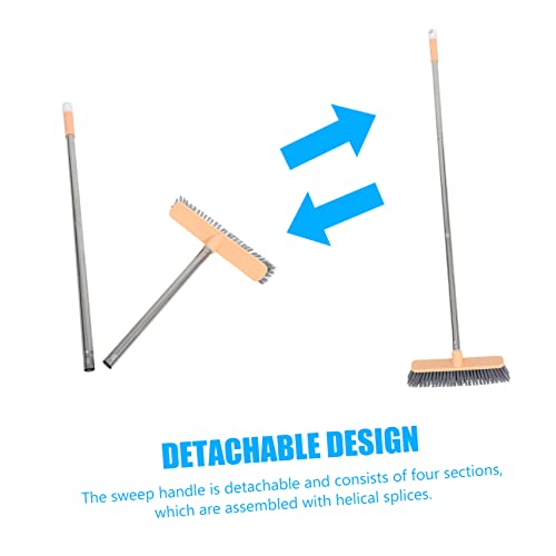 Healeved 1pc Cleaning Floor Brush Deck Grout Brush Household Cleaner Home Carpet Cleaner Mop for Floor Hotel Cleaning Brush Household Cleaning Brush Cleaning Scrubber Broom Brush Mist Nylon