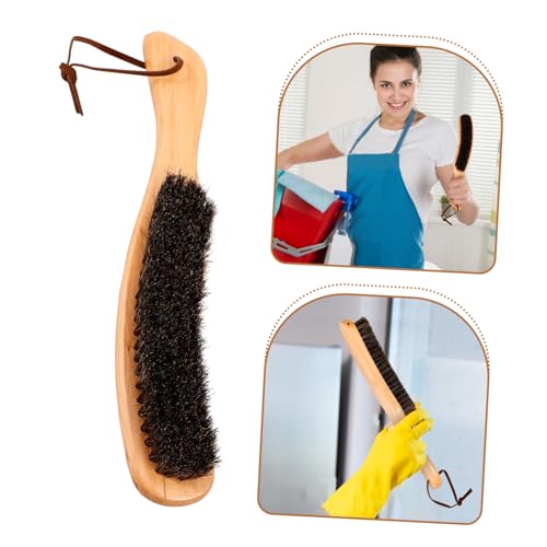 Anneome Dust Brush Whisk Broom Cleaning Scrub Brush Garment Brush Dust Remover Brush Furniture Brush Hat Brush Clothes Brush Car Brush Small Broom Hand Broom Brush Clothing Brush Wood