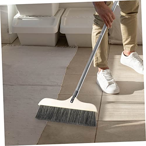 FOYTOKI Splicable Broom Trash Cleaning Telescopic Broom Floor Cleaning Broom Soft Broom Stand up Dustpan Soft Bristle Broom Garbage Broom Stick Indoor Broom Brooms Dust Broom Plastic