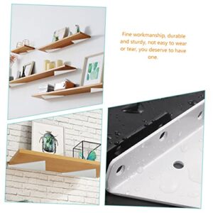 Levemolo Partition Support Frame Table Shelf Brackets Heavy Duty Shelf Brackets Wall Hanger Hooks Plant Holder Wall Mounted Shelf Brackets Clothes Hanging Rack Stand White Stainless Steel