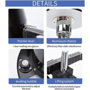 LZDOYY Rotational Viscometer Viscosity Meter NDJ-1 Fluidimeter Rotor Size: No 1;2;3;4 Four Spindles