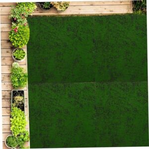 Toddmomy Artificial Moss Green Turf Artificial Turf Rugs for Area Rugs Artificial Plant Wall Fake Grass Turf Fake Lawn Adorn Sand Table Turf Mat Sand Table Lawn Model Fake Turf Pearl Cotton