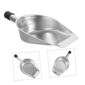 QUMIIRITY Dustpan Garbage Shovel Mini Kitchen Gadgets Flash Portable Scoops for Jars Sponge Holder Commercial Dustpan Duster Refills Garbage Container Kitchen Dust Pan Broom Stainless Steel