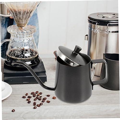 LALADEFIEE Coffee Maker Filter Kettle Stainless Coffee Pot Coffee Bar Accessories Espresso Machines Drip Teapot Coffee Turkish Long Spout Water Pot Tea Pots Stainless Steel