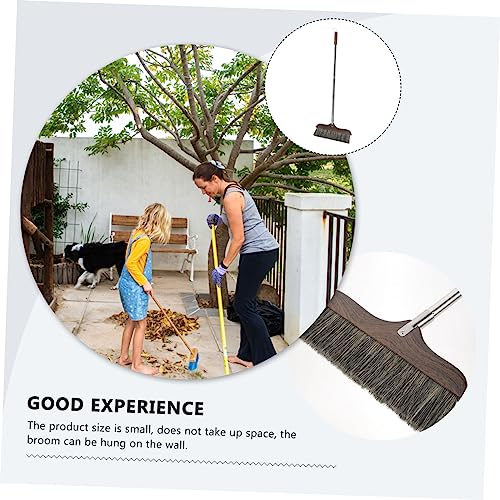 KOMBIUDA Electric Broom Bristle Broom Floor Wiping Broom Office Industrial Broom Dusting Brush Floor Cleaning Tool Kitchen Natural Broom Reusable Broom Long Handle Cleaning Broom Plastic