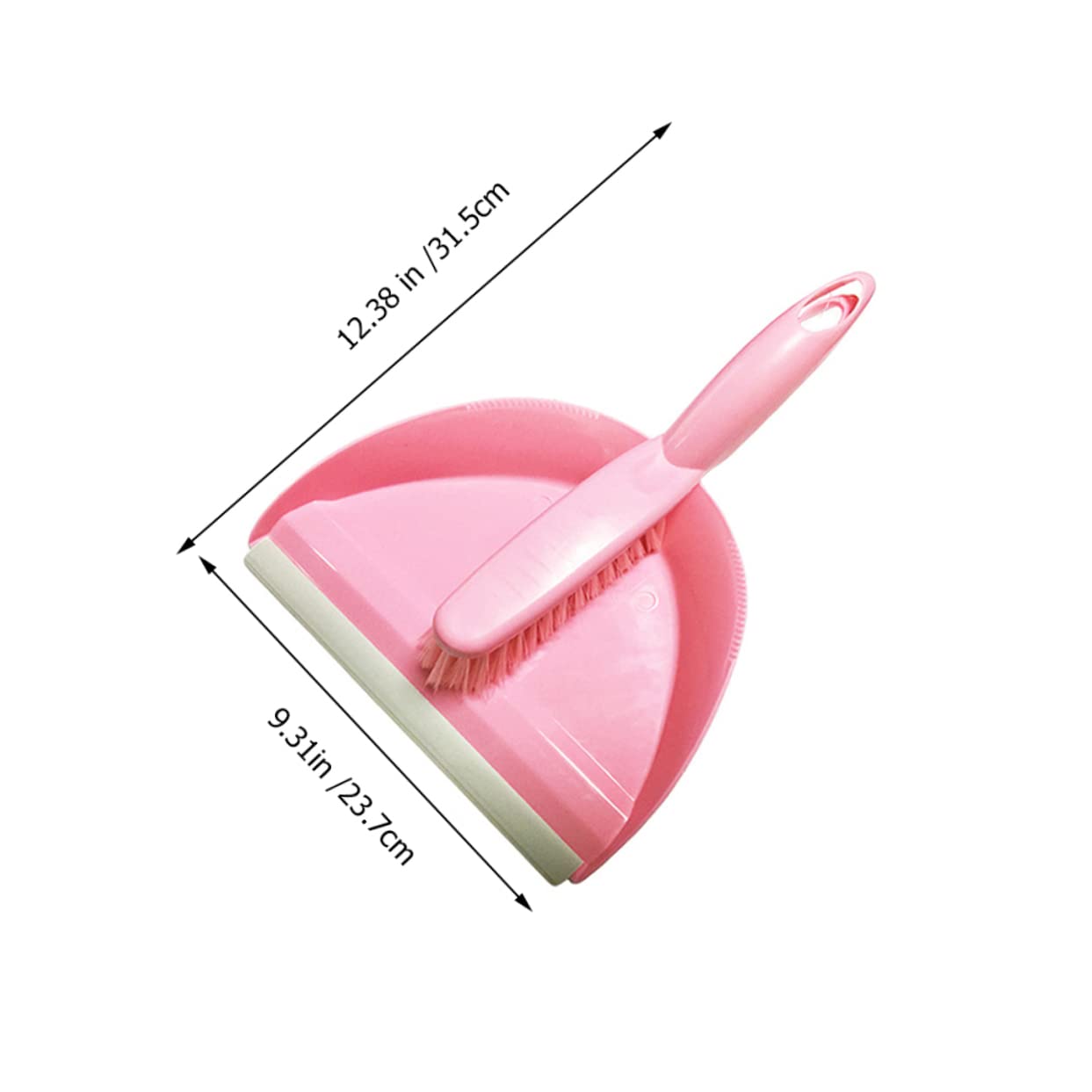 Outanaya 2pcs Mini Broom Dustpan Set Mini Brush Mini Dust Pan Recorder Bags Small Dustpan Brush Mini Dust Broom Household Brooms Cleaning Tools Bed Broom Keyboard Cleaning Tool Plastic