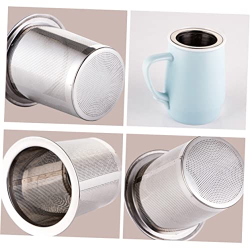 Mikinona 3pcs Stainless Steel Tea Strainer Mesh Strainer Extra Fine Mesh Tea Infuser Cold Brew Coffee Filter Tea Infuser Basket Tea Filter Coffee Espresso Machine Tea Ball Infuser Large Tea