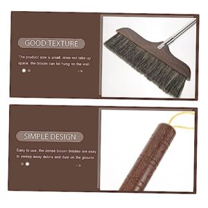 KOMBIUDA Electric Broom Bristle Broom Floor Wiping Broom Office Industrial Broom Dusting Brush Floor Cleaning Tool Kitchen Natural Broom Reusable Broom Long Handle Cleaning Broom Plastic