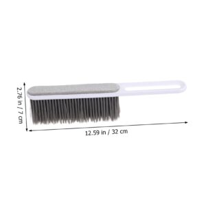 Outanaya 1pc Dust Brush Couch Sofa Cleaner Washing Dish Brush Bed Dusting Brush Dish Bowl Brush Car Cleaning Brush Household Cleaner Grout Cleaner Duster for Car Dustpan Brush White Abs