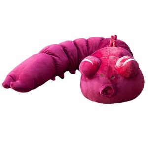 dviggaz fushiguro worm cosplay pillow 47" ugly bug plush toy decor for boys girls soft stuffed animal doll gifts for fans kids halloween christmas birthday