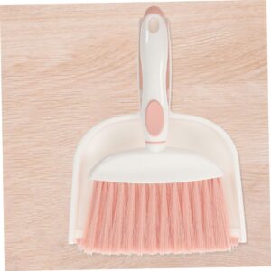 QUMIIRITY 1 Set Mini Broom Dustpan Animal Waste Broom Mini Broom and Dustpan Mini Broom Brush Tiny Counter Brush Desktop Trash Can Mini Hand Broom Pet Nest Cleaning Tool Keyboard Brush Pp