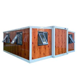 Expandable Modular Container Home-20ft Foldable Design with Kitchen,Ideal for Quick Setup in Temporary Living Situations and Recreational Areas