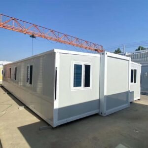 Expandable Modular Container Home-20ft Foldable Design with Kitchen,Ideal for Quick Setup in Temporary Living Situations and Recreational Areas