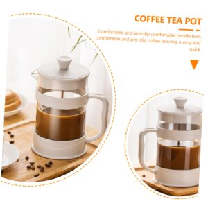 COLLBATH Coffee Pot Coffee Lover Coffee Machine Maker Cold Water Carafe Coffee Tea Maker Espresso Coffee Espresso Maker Office Coffee Maker Coffee Coffee Glass White