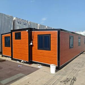 expandable prefabricated 20ft office folding container house perfect for construction sites, emergency shelters, and recreational living