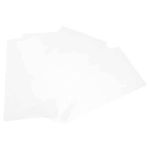 TOPPERFUN 10pcs PVC PVC Template Mat Drawing Board for 3D Printing Pen 3D Printing Pen Mat White PVC Basic Template