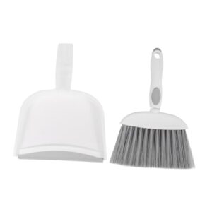 sewoart 1 set mini broom dustpan table-top cleaning brush car interior cleaning brush desktop dustpan car detailing brushes furniture sweeping duster small brush and dustpan pp