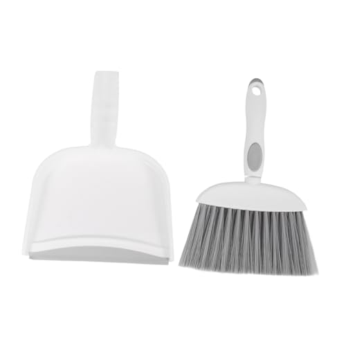 SEWOART 1 Set Mini Broom Dustpan Table-top Cleaning Brush Car Interior Cleaning Brush Desktop Dustpan Car Detailing Brushes Furniture Sweeping Duster Small Brush and Dustpan Pp