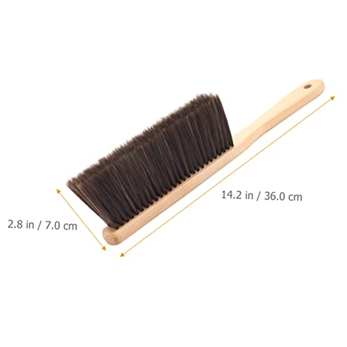 Healeved 2pcs Cleaning Brush Household Brooms Bed Brush Kid Broom Hand Broom Dish Brush with Soap Dispenser Fireplace Brush Small Duster Brush Desk Brush Handheld Brush Brown Lotus Tree