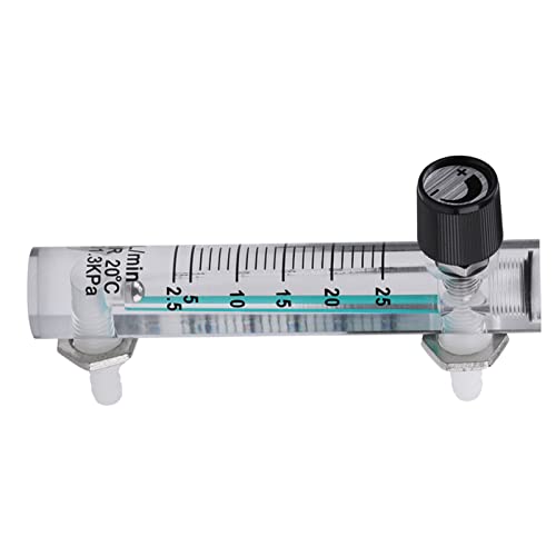 Meter LZQ-5 Flowmeter 2.5-25LPM Meter with Control Valve for Oxygen Air Gas