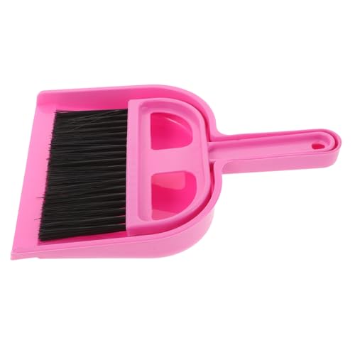 MERRYHAPY 1 Set Pet Cleaning Tool Cat Scrub Brushes for Cleaning Dryer Dog Wipes Pet Nest Broom Spray Cleaning Broom Counter Duster Broom Handle Outdoor Mini Broom Hideout Block Plastic Rosy