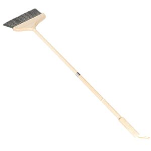 bcoath wooden long handle broom indoor sweeping broom courtyard broom garbage sweeping broom soft broom lawn concrete broom outdoor indoor broom dust brooms carpet broom rv bristle hair