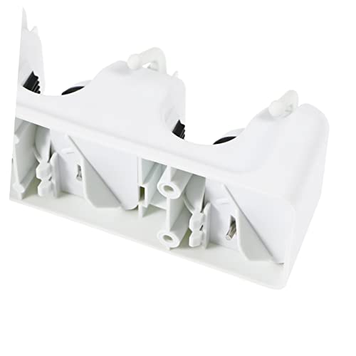 Levemolo Mop Holder Storage Mounted Organizer Wall Mount Clothing Coat Hanger Wall Mount Clothing Mounted Clothing Coat Hanger Broom Gripper Mop Gripper Mounted Clothes Rack White