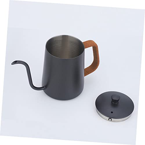 COLLBATH 1pc Hand Pour Coffee Pot Gooseneck Kettle Stovetop Coffee Espresso Maker Gooseneck Water Kettle Coffee Pouring Kettle Goose Neck Teapot Drip Filter Tea Kettle Brew Black