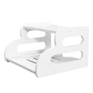 soesfoufu 1pc router rack floating wall mounted shelf storage shelves for kitchen storage rack monitor wall mounting brackets household router holder home storage holder white foam board