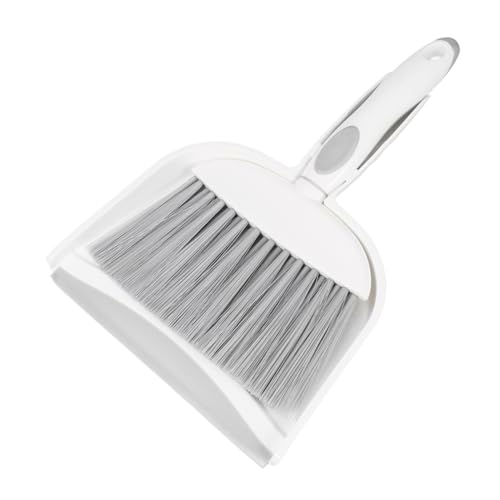 Zerodeko 1 Set Mini Broom Dustpan Car Broom Table Whisk Broom Desktop Broom Car Detail Brush Computer Keyboard Broom Small Broom Brush Cleaning Brushes for Household Use Detailing Brush Pp